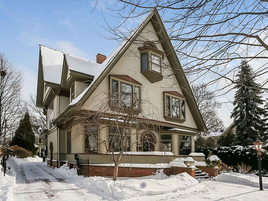 1892 Home by Frank Lloyd Wright | 211 South La Grange Road