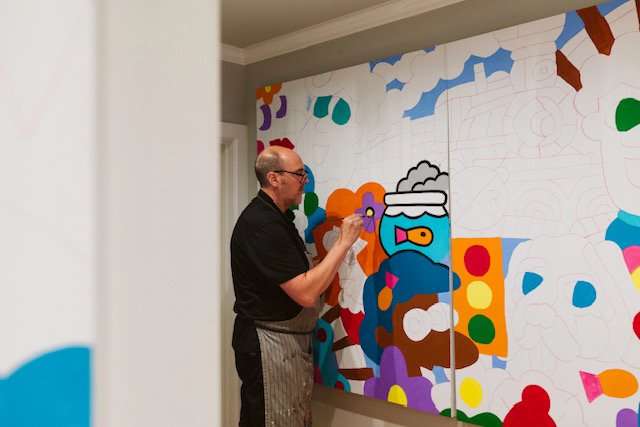 Charles Houska Grand Hall Mural Project Unveiling at Foundry Art Centre ...