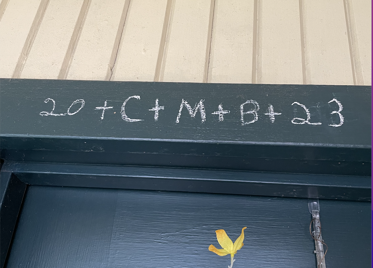 Discovering "Chalking the Door": An Ancient Tradition of Blessing Homes